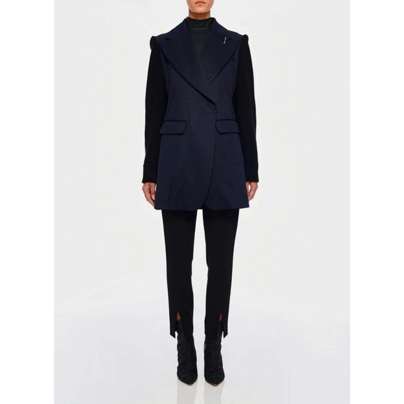 Tibi | Jackets & Coats | Tibi Recycled Techy Twill Knit Sleeve Lapel ...